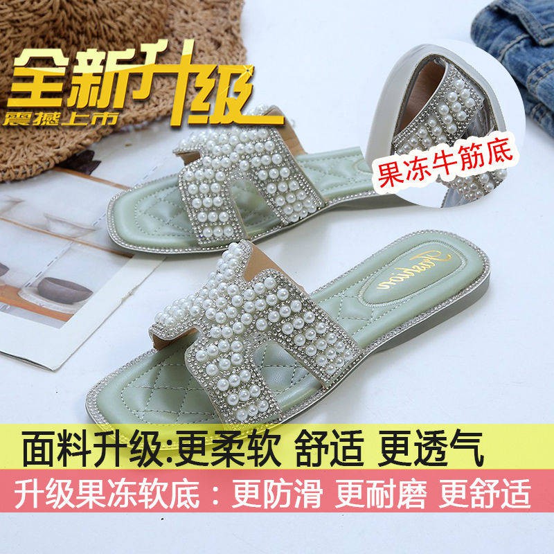 selipar wanita Sandal 2021 seluar dalam wanita baru yang memakai ...