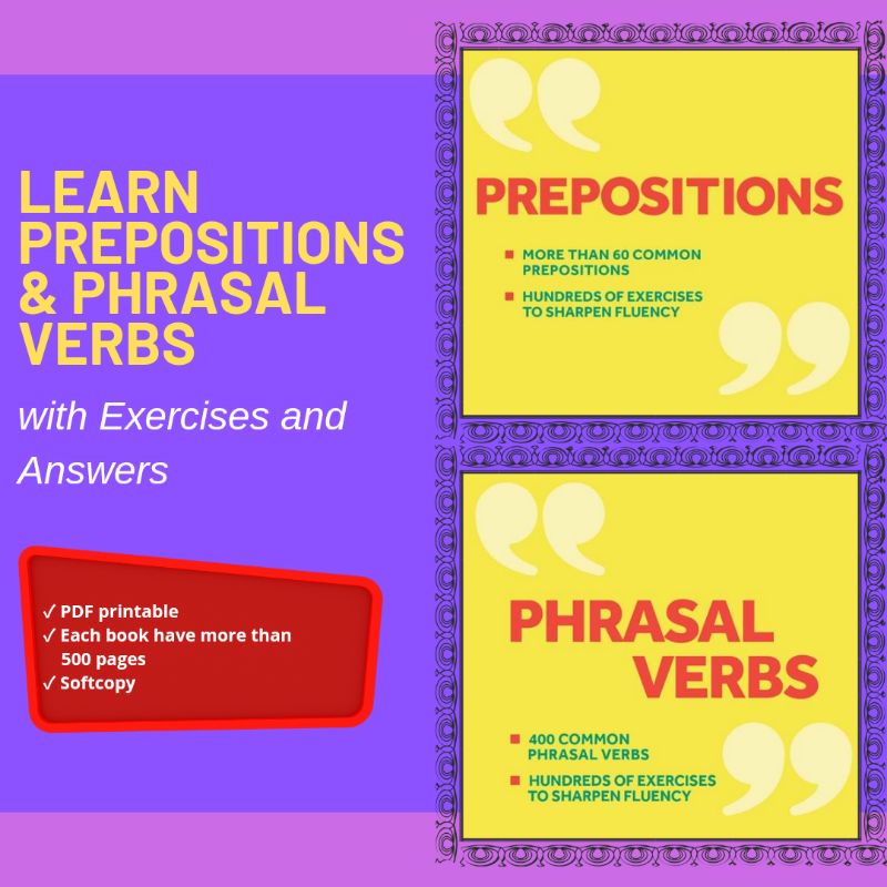 [SS125] English Book | Learn Prepositions and Phrasal Verbs | Shopee ...