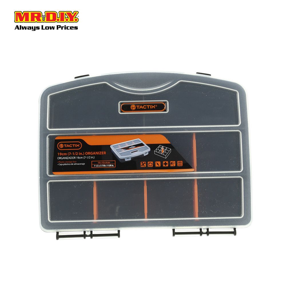 TACTIX Plastic Compartment Storage Box Case (19cm x 15cm) | Shopee Malaysia