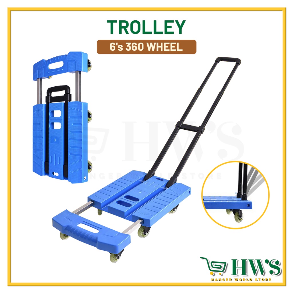 HWS EXTENDABLE , FOLDABLE , ADJUSTABLE , 360 WHEEL PLATFORM HAND TRUCK ...