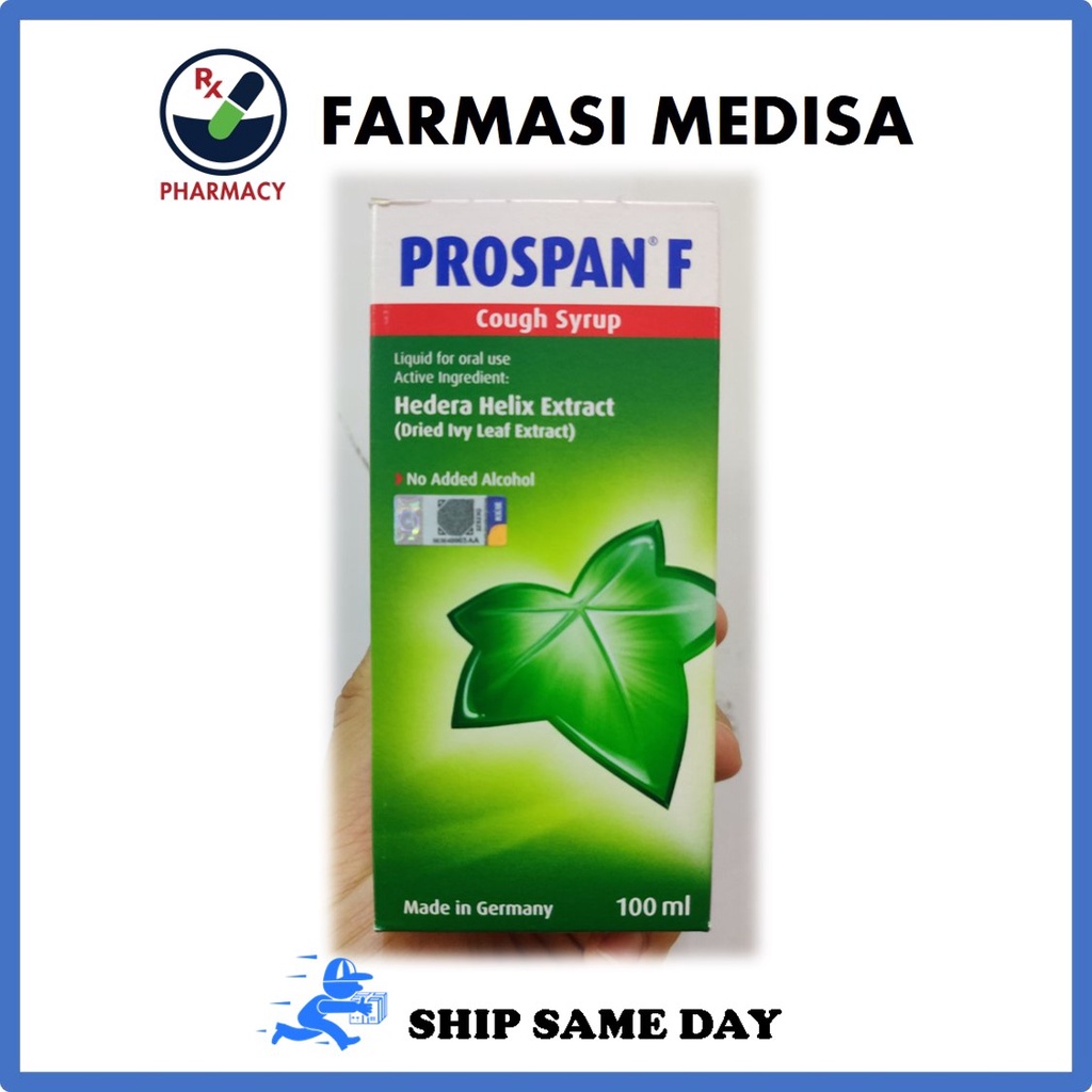 (SHIP SAME DAY) Prospan F Cough Syrup 100ml hedera helix extract ...
