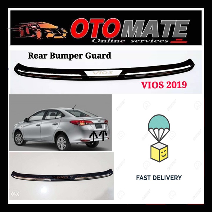 Vios 2019 Rear Bumper Guard | Shopee Malaysia