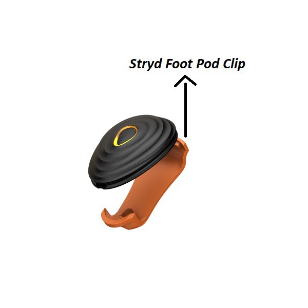 Stryd Foot Pod Clip Accessory for Stryd Run Powermeter (Black) (Orange) | Shopee Malaysia