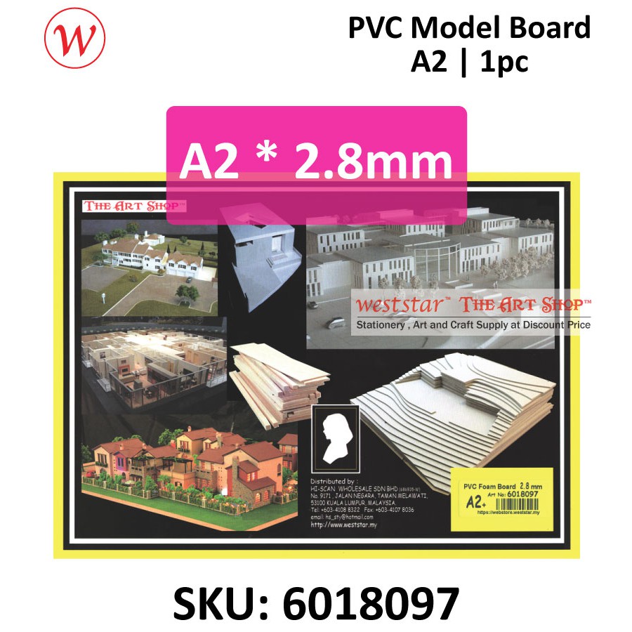 [Weststar] (2/2) A2,A1 PVC Model Board , Modeling Board | For ...
