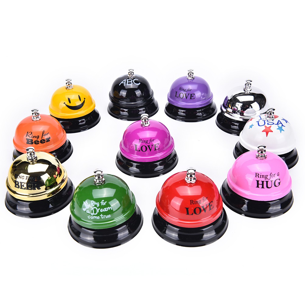 2MY Desk Kitchenel Counter Reception Eatting Bell Bar Ring for Service ...