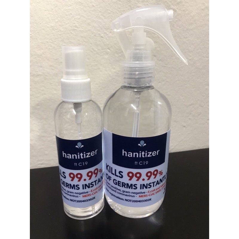 Hanitizer ft C19 (KKM approved) | Shopee Malaysia