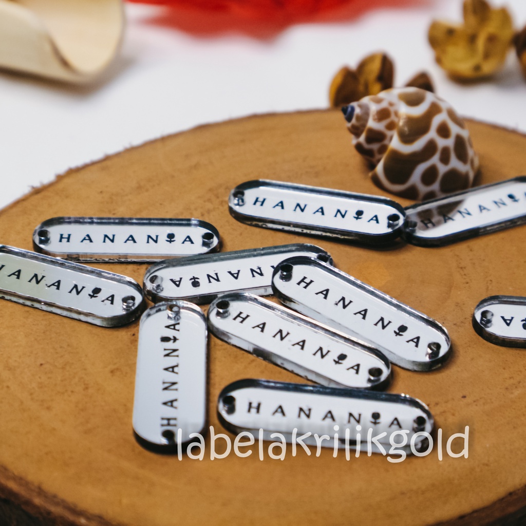 Hijab label | Clothes label | Acrylic label | Custom label | Hijab ...