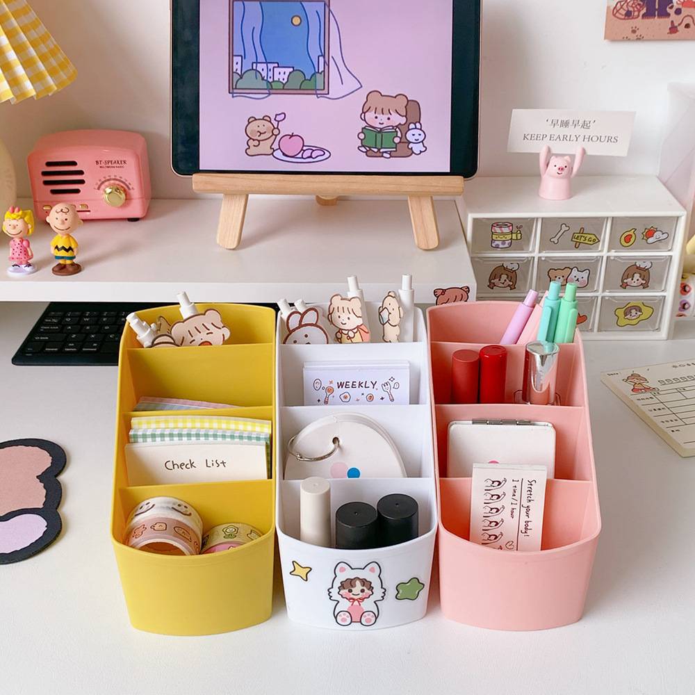Steve Korean Multi-Frame Plastic Desk Organizer Storage Box Japanese ...