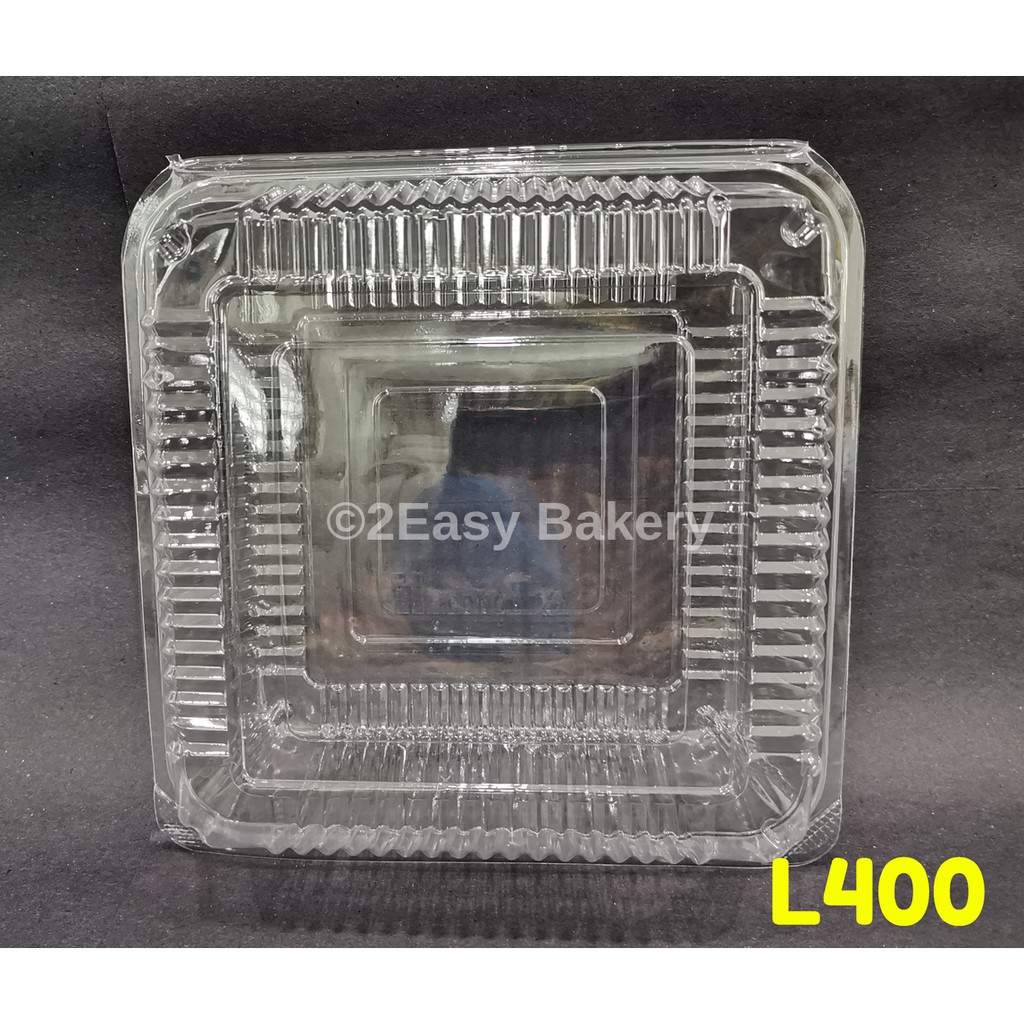 Kuih Container L400 / Disposable Plastic Clear Bakery Container (50pcs ...