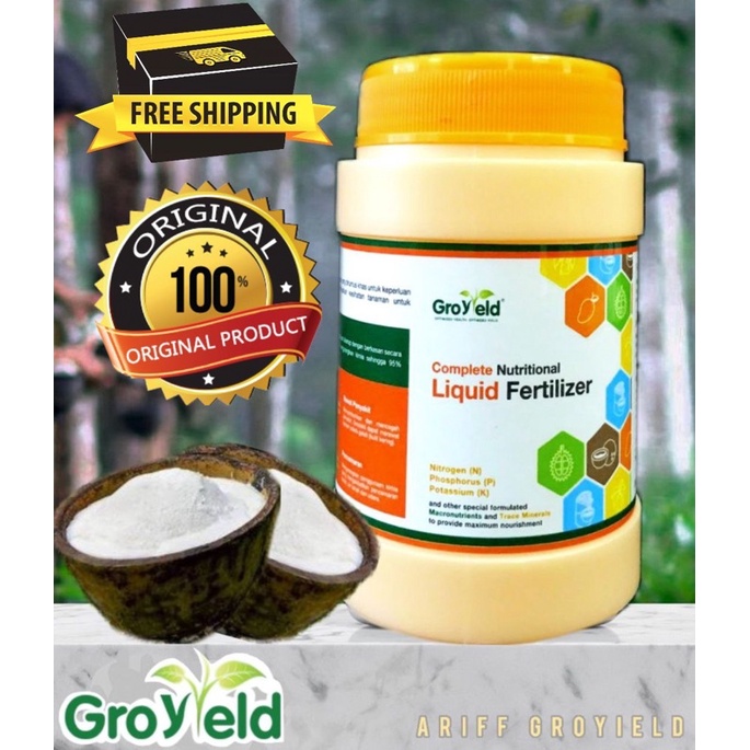 🌱🌱 1 KG (1000ml)ORIGINAL GROYIELD “BAJA GETAH LENGKAP” 🌱🌱 BAJA 🌱CECAIR🌱 ...