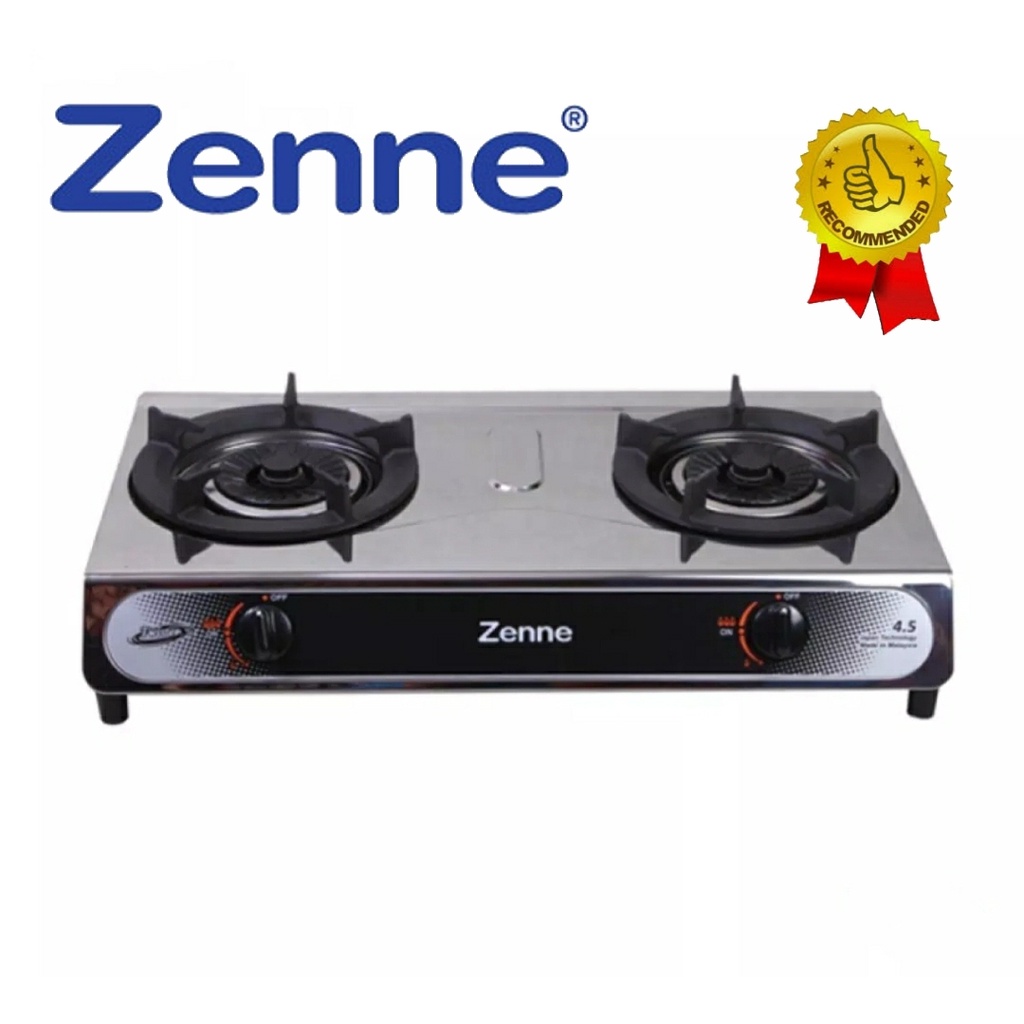 Zenne 2 Burner 4.5KW Gas Cooker KGT401B Gas Stove | Shopee Malaysia