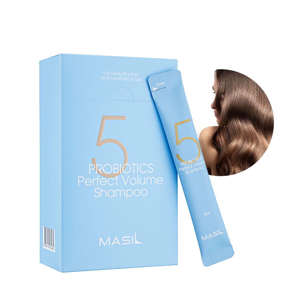 Masil 5 Probiotics Perfect Volume Shampoo 8ml X 20ea Travel Portable Fine Thin Hair Boost Up ...