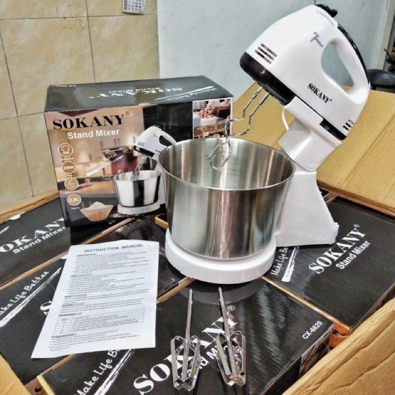 STAND MIXER 2.0L SOKANY | Shopee Malaysia
