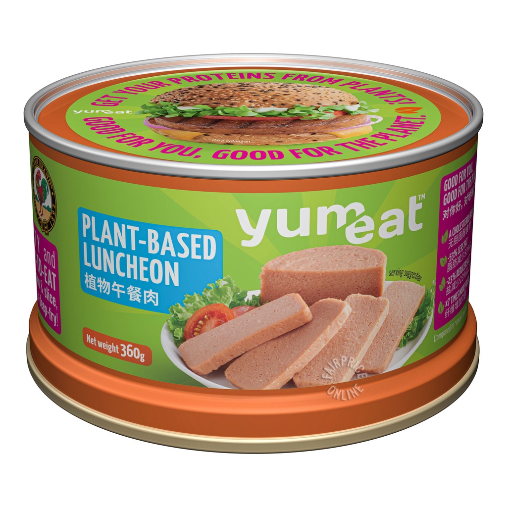 YUMEAT Plant Based Luncheon Meat Original/Spicy/Minced Meat 360g & 195g ...