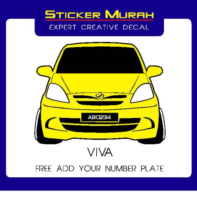 STIKER KERETA. Stiker Perodua Viva | Shopee Malaysia