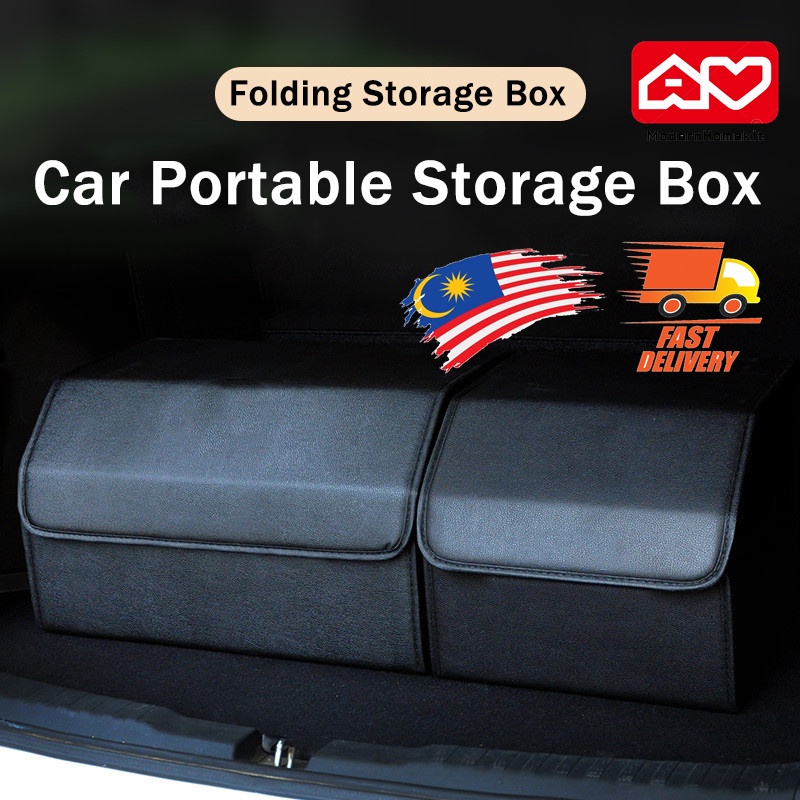 Car trunk storage vehicle organizer storage box foldable collapsible ...