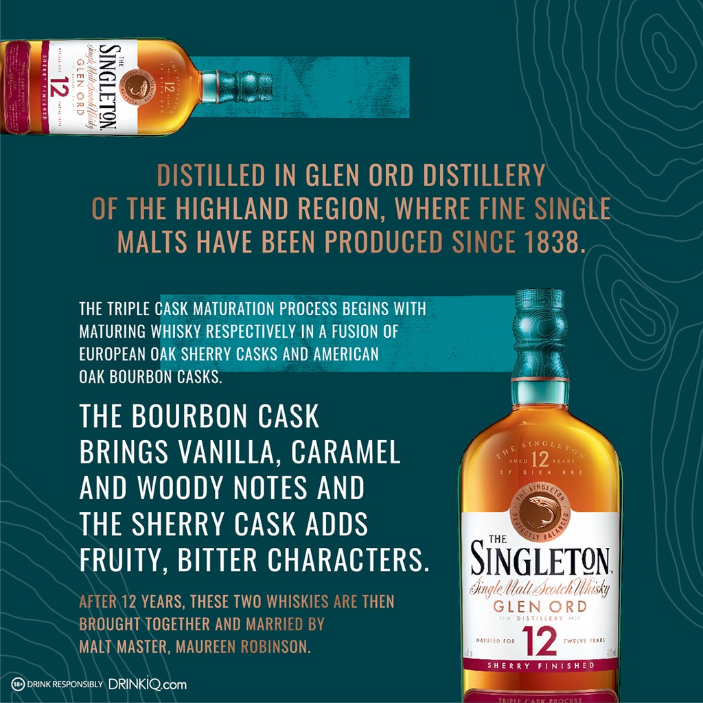 Singleton 12yo Sherry 70cl | Shopee Malaysia