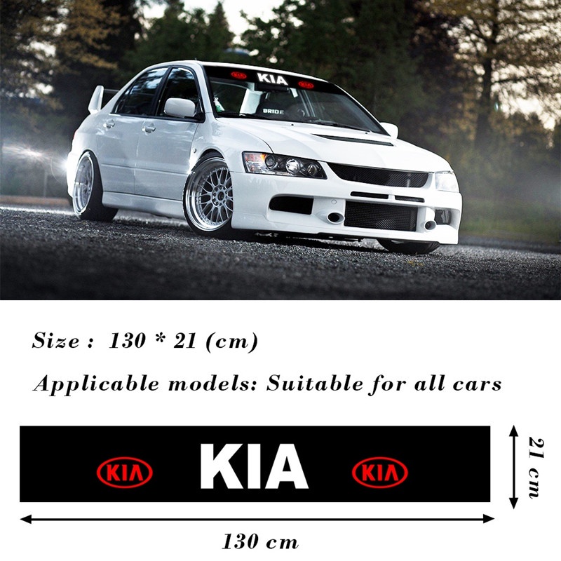 Volkswagen Car front and rear window windshield PVC sticker waterproof ...