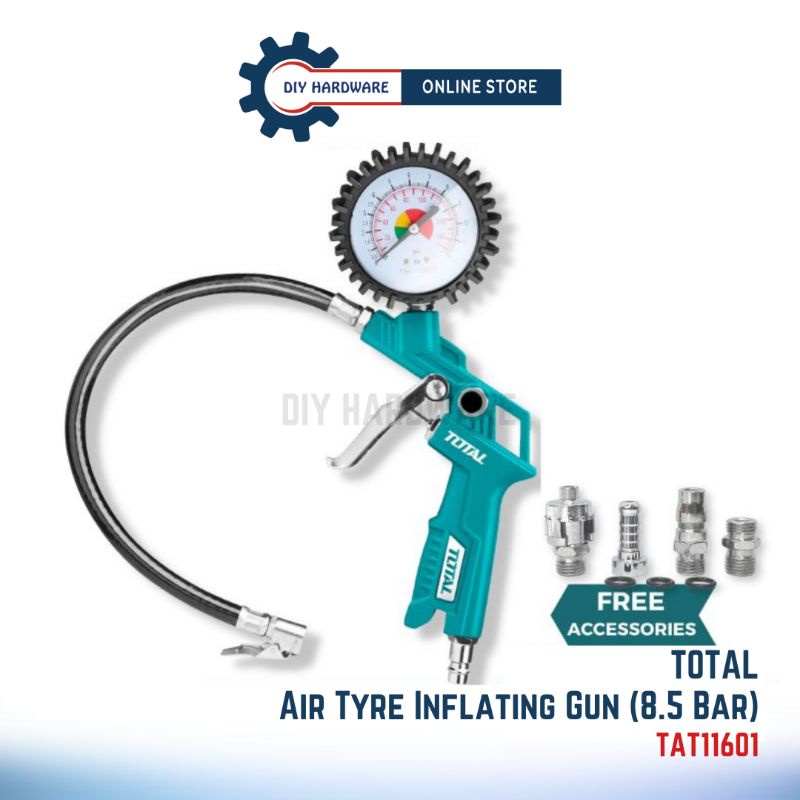 Total Air Tyre Inflating Gun (8.5 Bar) TAT11601 | Shopee Malaysia
