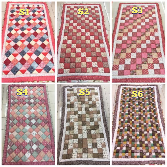 TOTO / TILAM PATCHWORK 100% COTTON SAIZ S 110x195cm | Shopee Malaysia