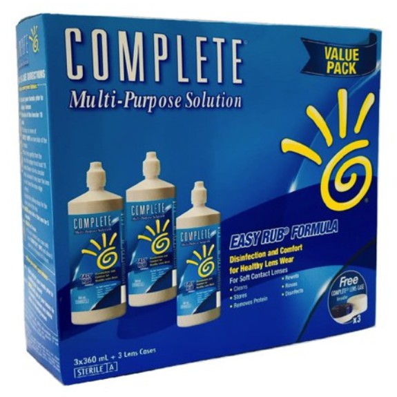 (Ready Stock) Johnson & Johnson Complete Multi-Purpose Solution (360ml ...