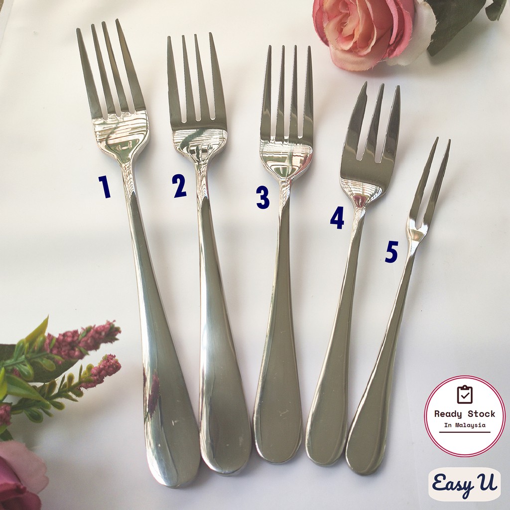 410 Series Thick Stainless Steel Tableware Fork Cutlery/Flatware/Table ...