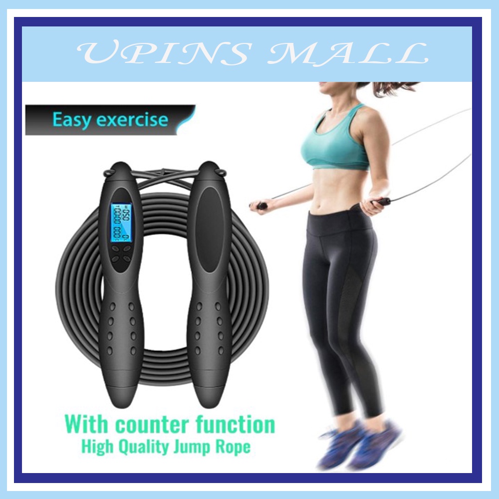 Upin Mall-Digital Jump Rope Counting Calorie Fitness Sport Weight ...
