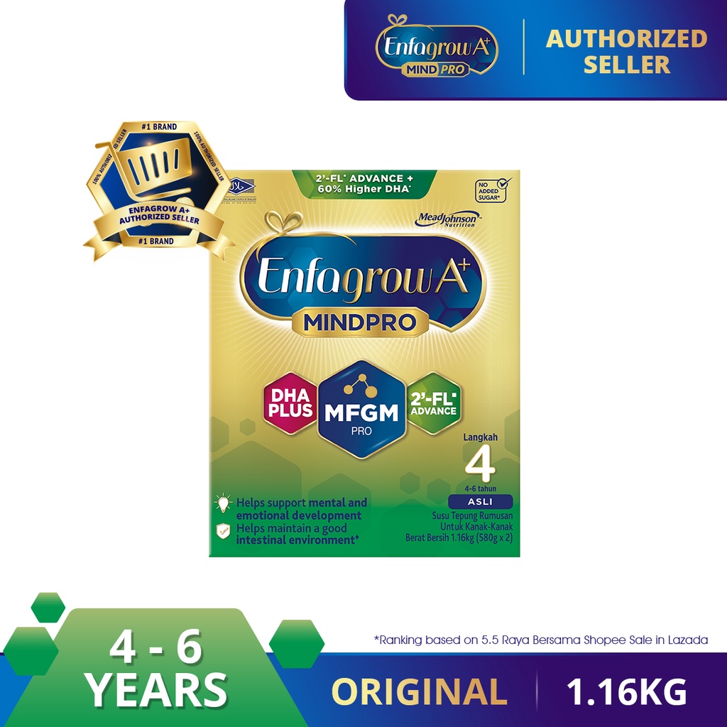 Enfagrow A+ Step 4 1.16kg (Original, Vanilla) | Shopee Malaysia