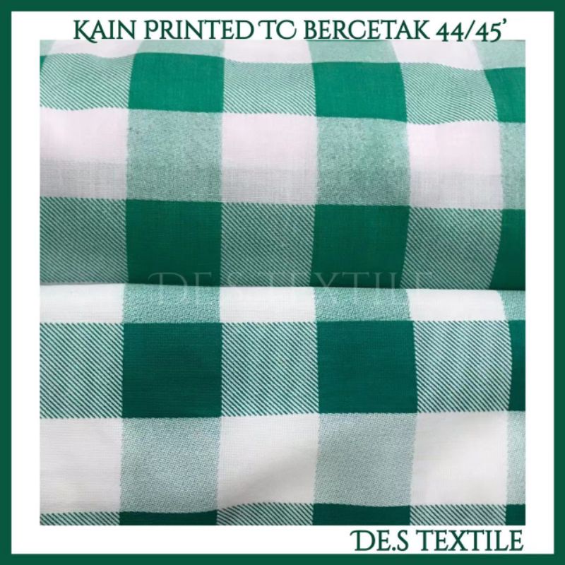 Kain printed TC Bercetak 44/45'(1meter) | Shopee Malaysia