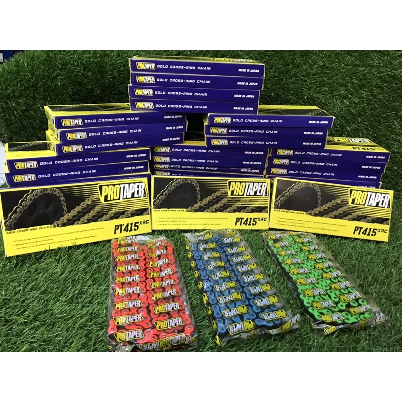 PROTAPER CROSS-RING CHAIN PT415XRC-132L O-RING BLUE/ORANGE/GREEN MADE ...