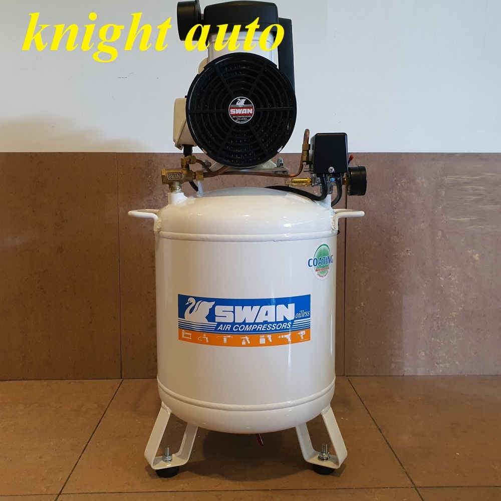 Swan DR-115-30L / DR115-30L Oil Less Air Compressor 1.5HP 7Bar FAD122L ...