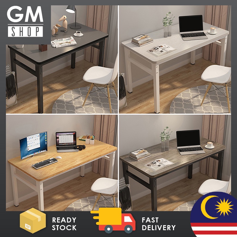 GMSHOP 100cm Computer Table Minimalist Design Large Ergonomic Student ...