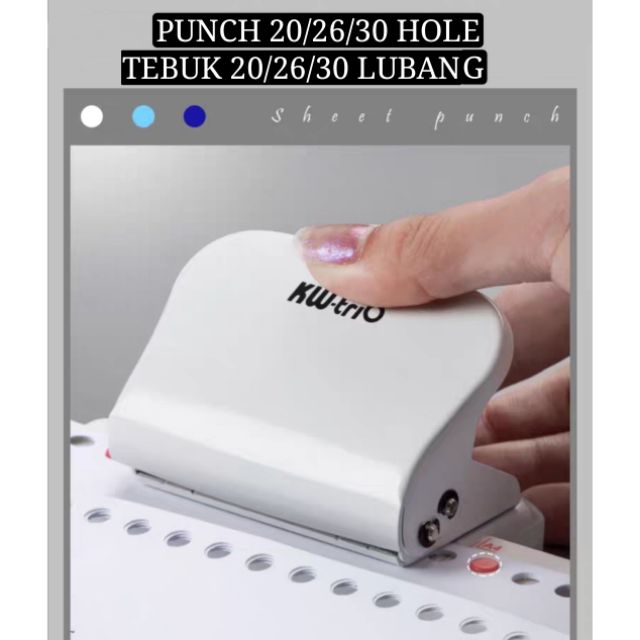 💥READY STOCK MALAYSIA 💥A4/A5/B5 6 HOLES PAPER PUNCH BINDER PUNCH for ...