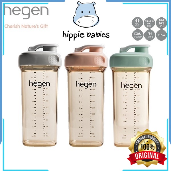 Hegen PCTO 330ml/11oz PPSU Drinking Bottle (Grey/Pink/Green/Blue ...