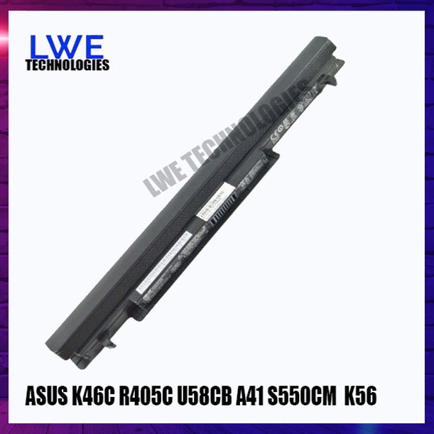 NEW ASUS K46C R405C U58CB A41 S550CM VivoBook K56 U58CA Laptop Battery ...