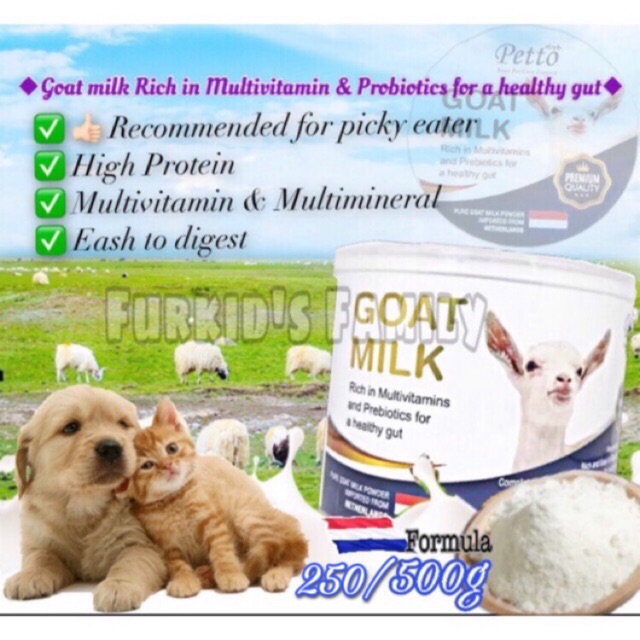 [BESTSELLER] Petto Goat Milk With Multivitamin & Prebiotics For Cats ...