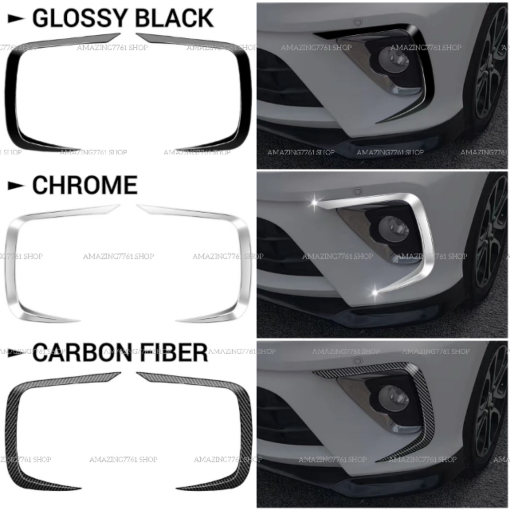 AMAZING PERODUA MYVI GEN3 2018-2021 AMG FRONT BUMPER CANARD TRIM ...
