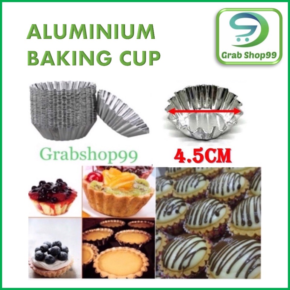 4.5CM Aluminium Egg / Cheese Tart Mould Acuan Kuih Tart(12pcs/pack ...