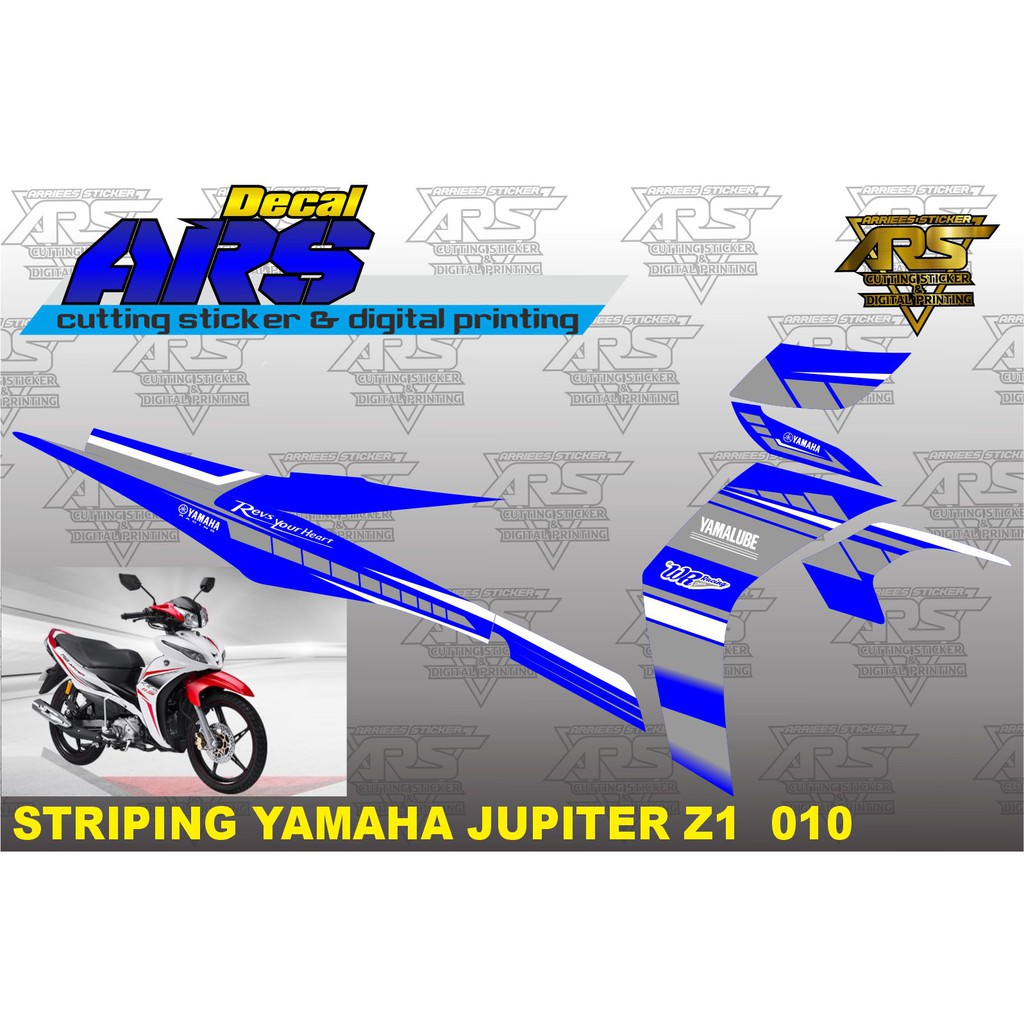 Sticker Striping List of JUPITER Z1 Semi Full Body Variations | Shopee ...