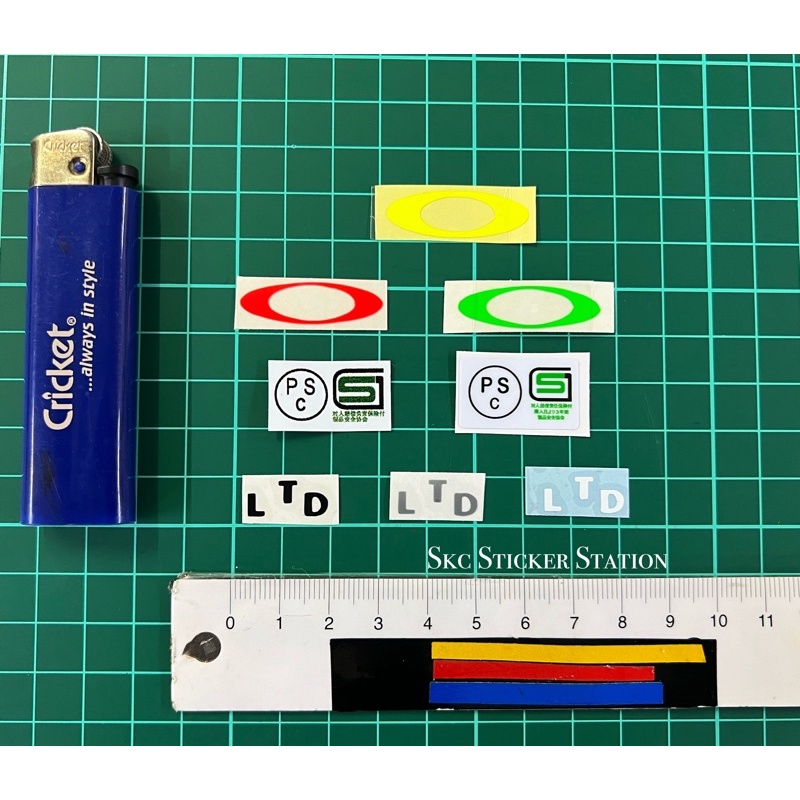 Small Size Sticker Designs (LTD White & Sliver & Black/PSC/Okaley/O) # ...