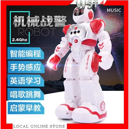 Rechargeable Smart AI Robot Toy Hand Induction Control Multi Function ...