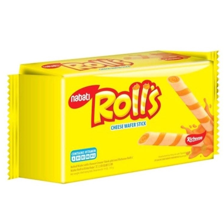 Nabati rolls 115g -Cheese wafer stick/Nabati Richoco Chocolate Cream ...