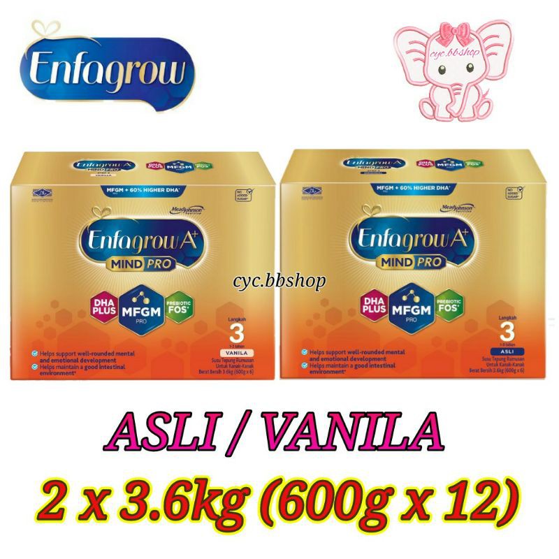 ENFAGROW A+ STEP 3 ASLI , VANILLA (3.48kg) | Shopee Malaysia