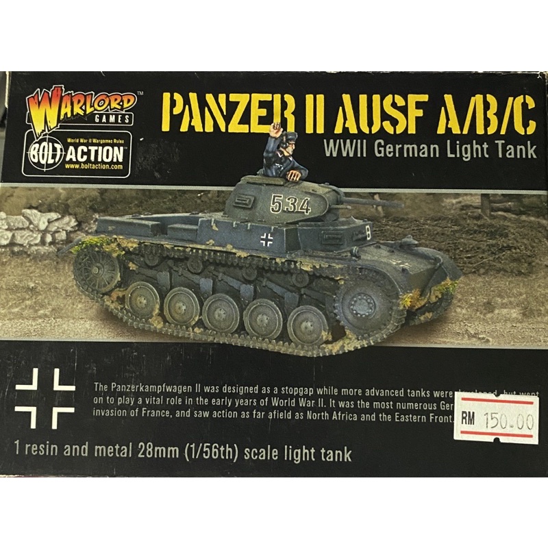 Warlord Games - Bolt Action - Panzer II AUSF A/B/C | Shopee Malaysia