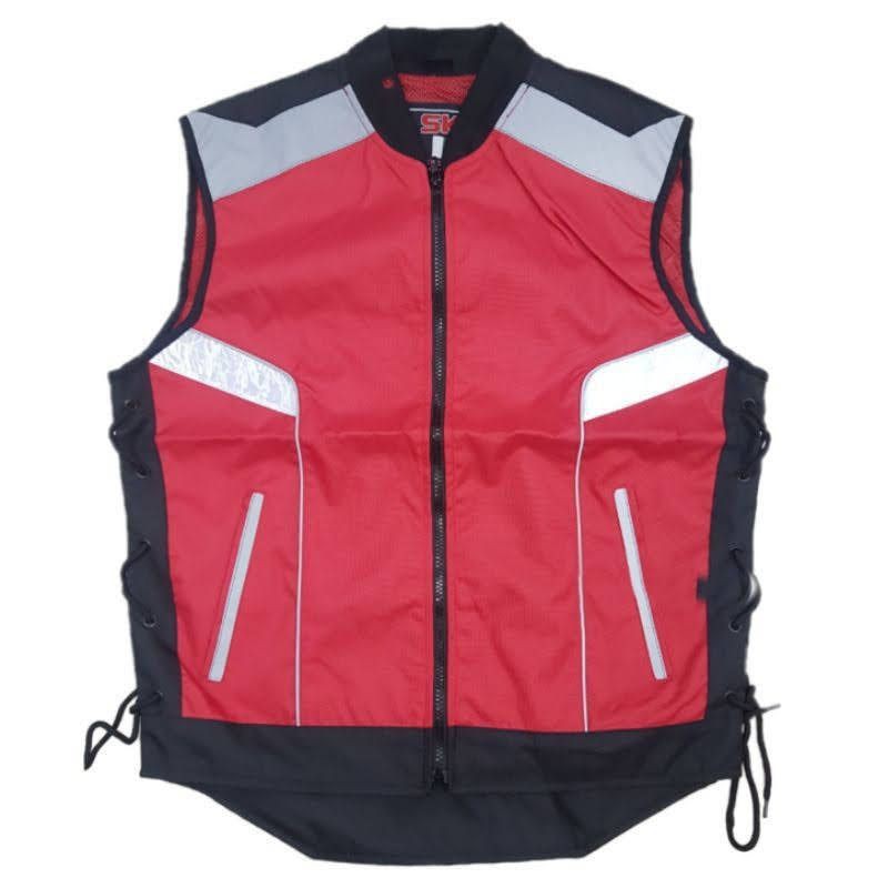 #PROMOSI TERMURAH# Vest Merah Motorbike Superbike Pantulan cahaya ...