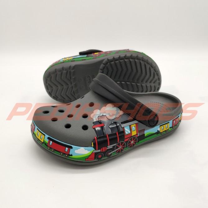 Original Crocs Train Locomotive Boy Sandal | Shopee Malaysia