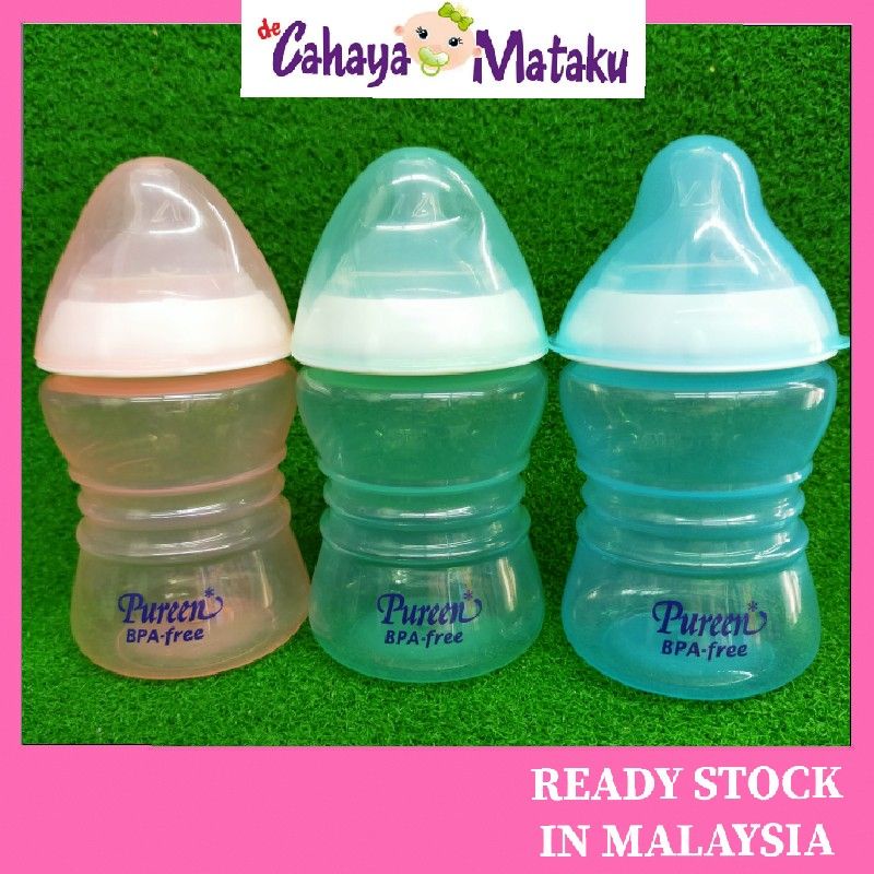 Botol Susu Wide Neck Pureen / Milk Bottle Wide Neck Pureen | Shopee ...