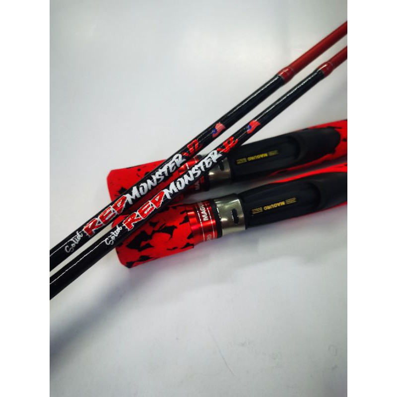 maguro red monster v2 special custom jigging rod | Shopee Malaysia
