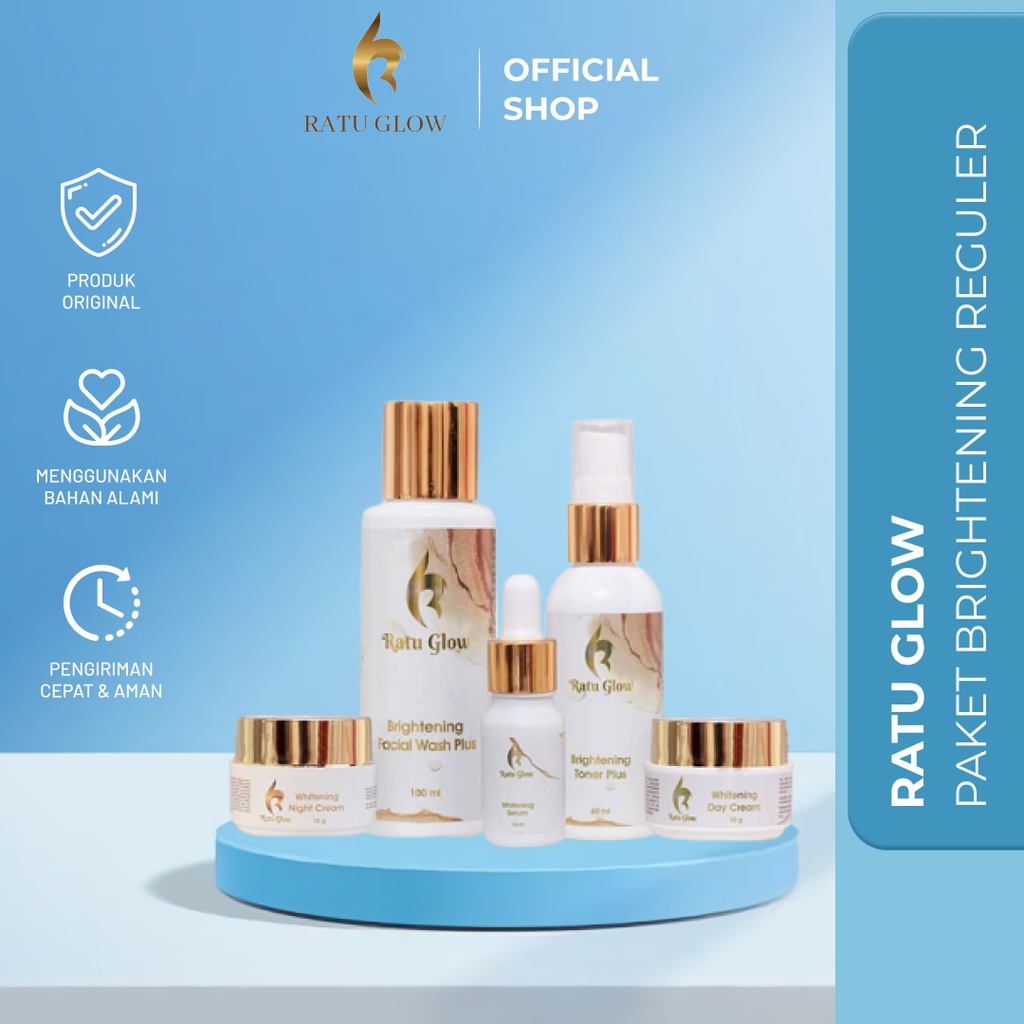 HITAM Ratu Glow Brightening Acne Original Regular Package Removes Black ...