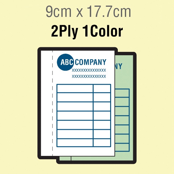 9cm x 17.7cm Custom Made Printing NCR Bill Book Receipt Invoice ...